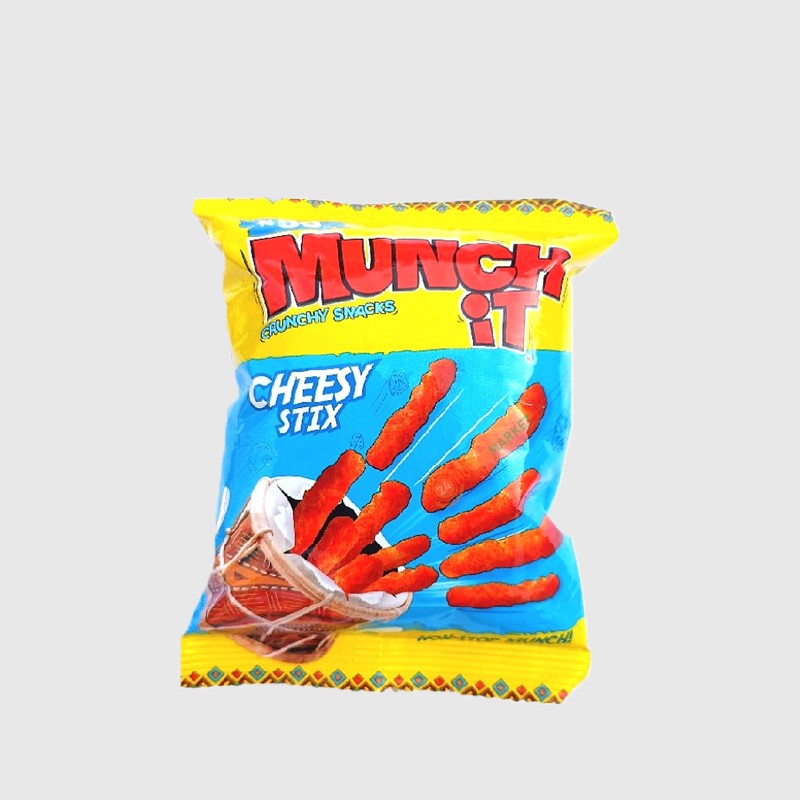 Munch It Crunchy Snacks Cheesy Stix 40.2 g | SmartMarketHub