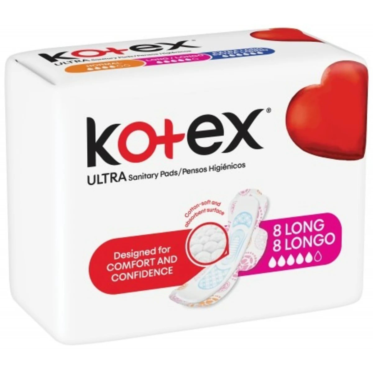 Kotex Ultra Sanitary Pads Long x8 | SmartMarketHub