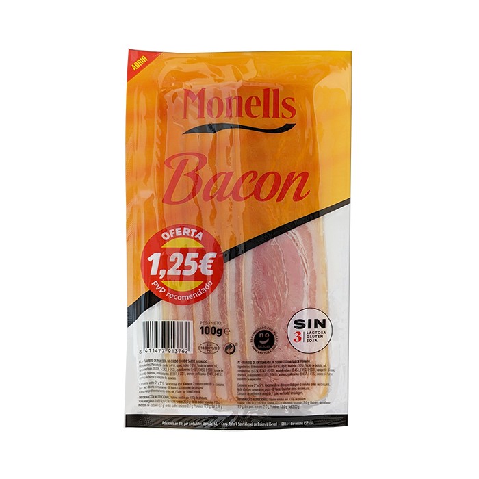 Monells Bacon ~100 g | SmartMarketHub