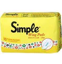 Simple Wing Pads Regular 24 cm x10 | SmartMarketHub