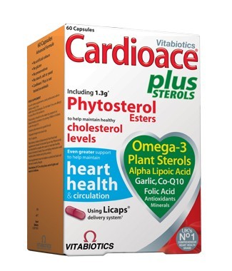 Cardioace Plus Sterols For Heart Health & Circulation 60 Capsules ...