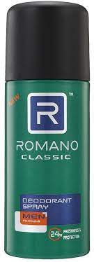 Romano Deodorant Body Spray Classic For Men 150 ml | SmartMarketHub